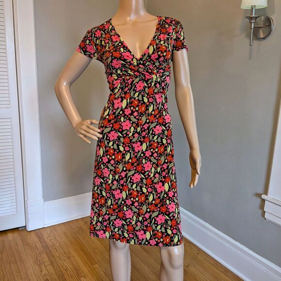 Christopher & Banks | Dresses | Christopher Banks Bright Floral Midi ...